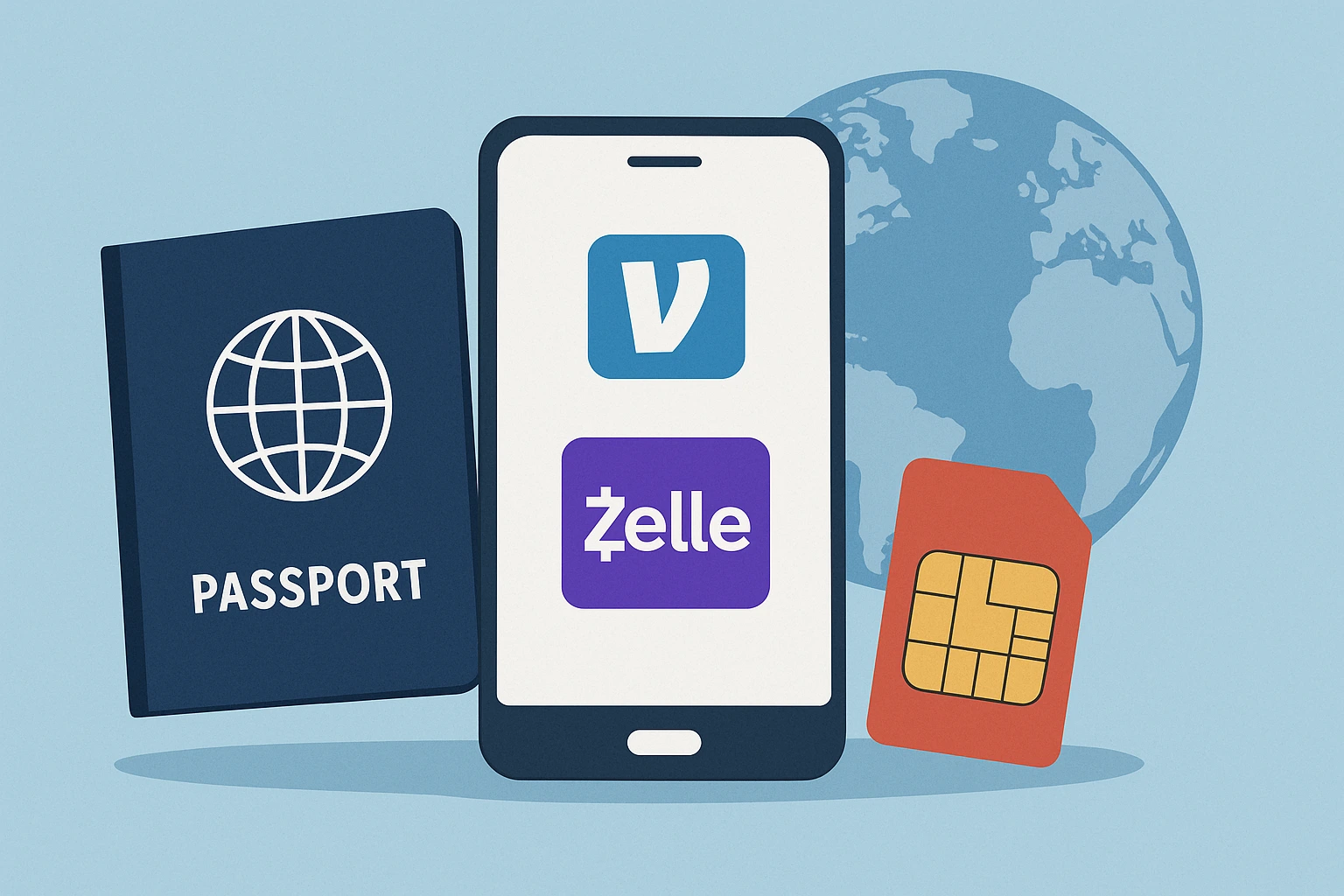 How to Access Venmo or Zelle Abroad Without a U.S. SIM