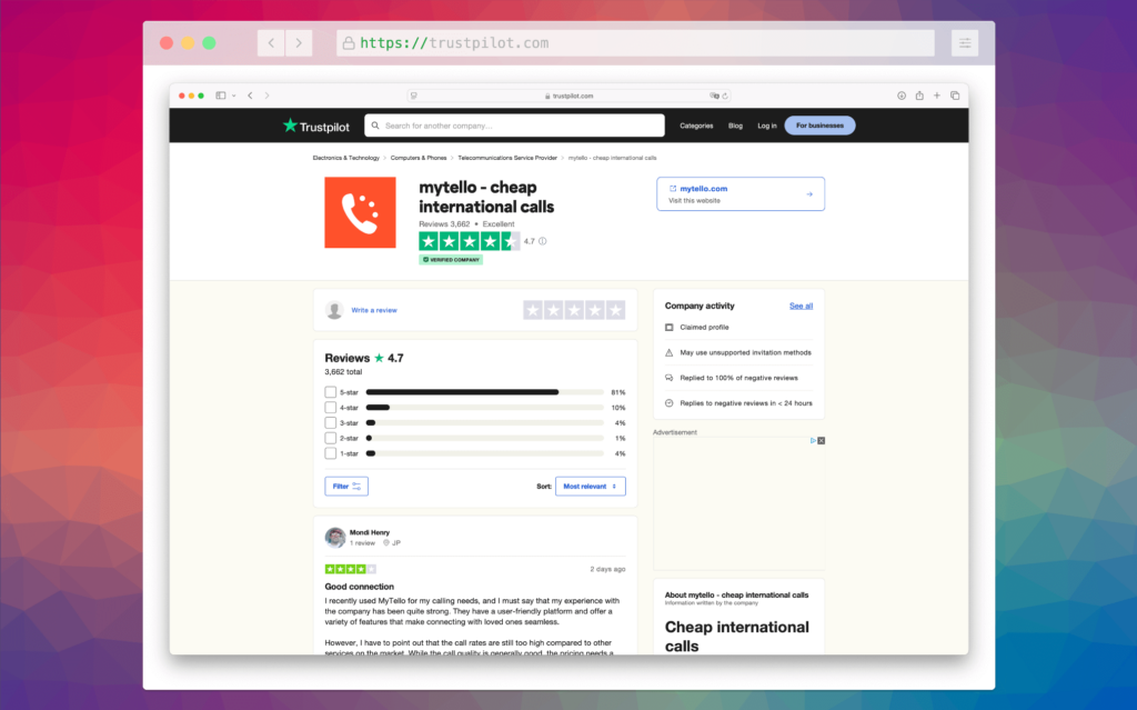 Install Mytello App to Call Any Country Cheaply